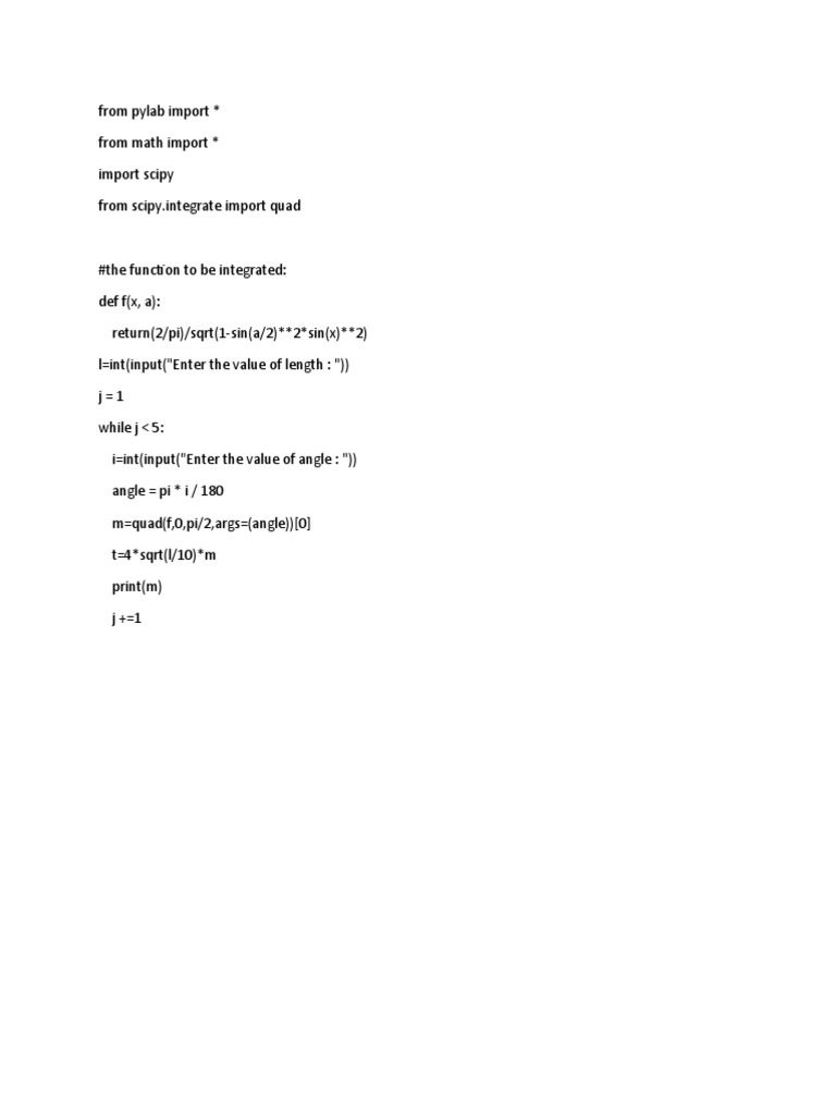 From Pylab Import | PDF