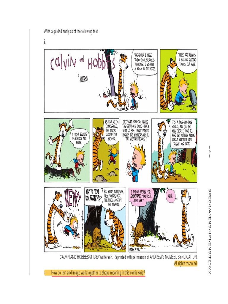 Write A Guided Analysis of The Following Text | PDF