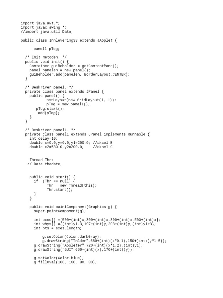 Java Draw Train | PDF | Computer Programming | Software Engineering