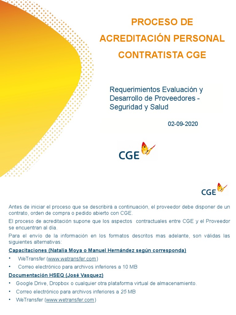 Requerimientos Para Validación Personal Contratistas v11 | PDF