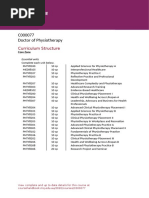 100 Level Courses For Physiotherapy Students FINAL | PDF