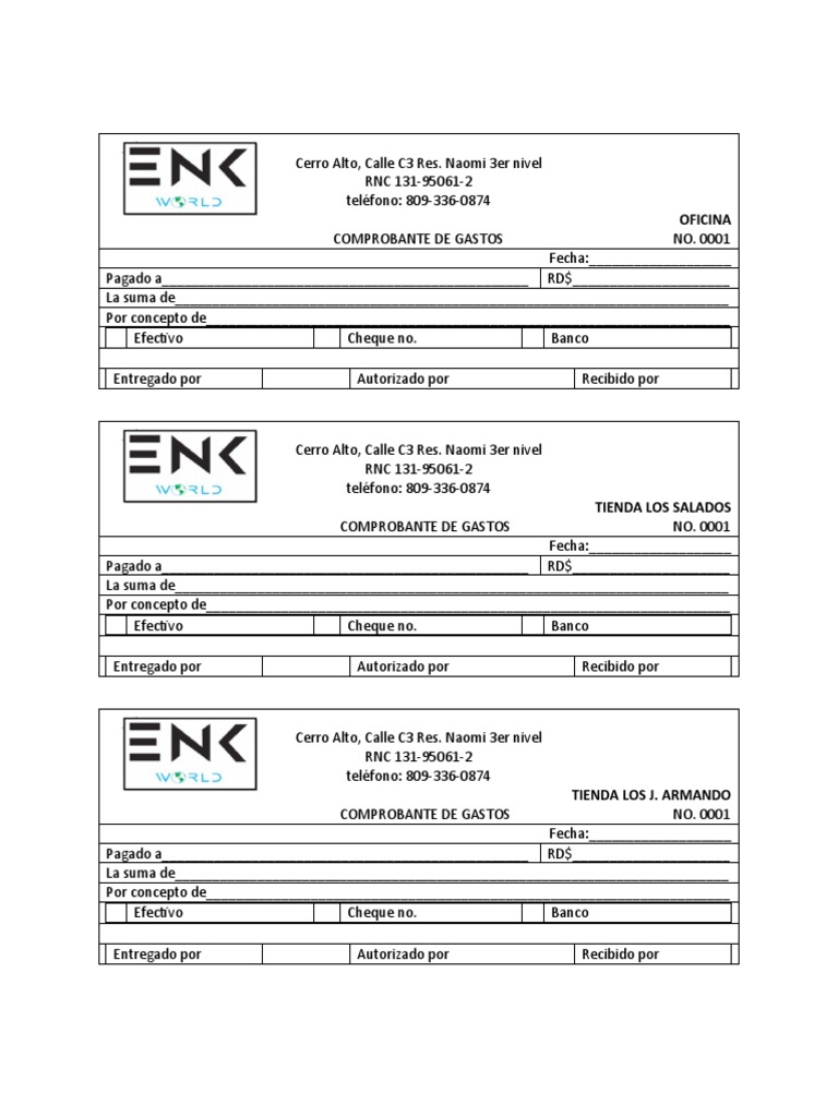 Formato para Talonarios | PDF