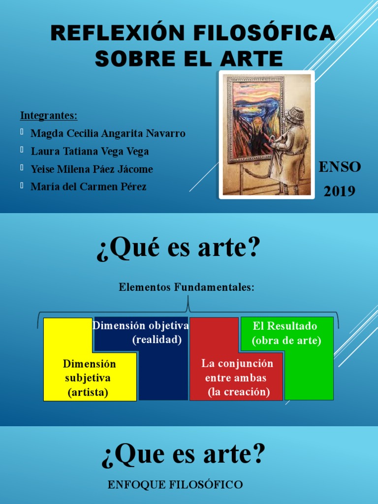 Filosofía del Arte: Subjetividad y Realidad | PDF | Objetividad ...