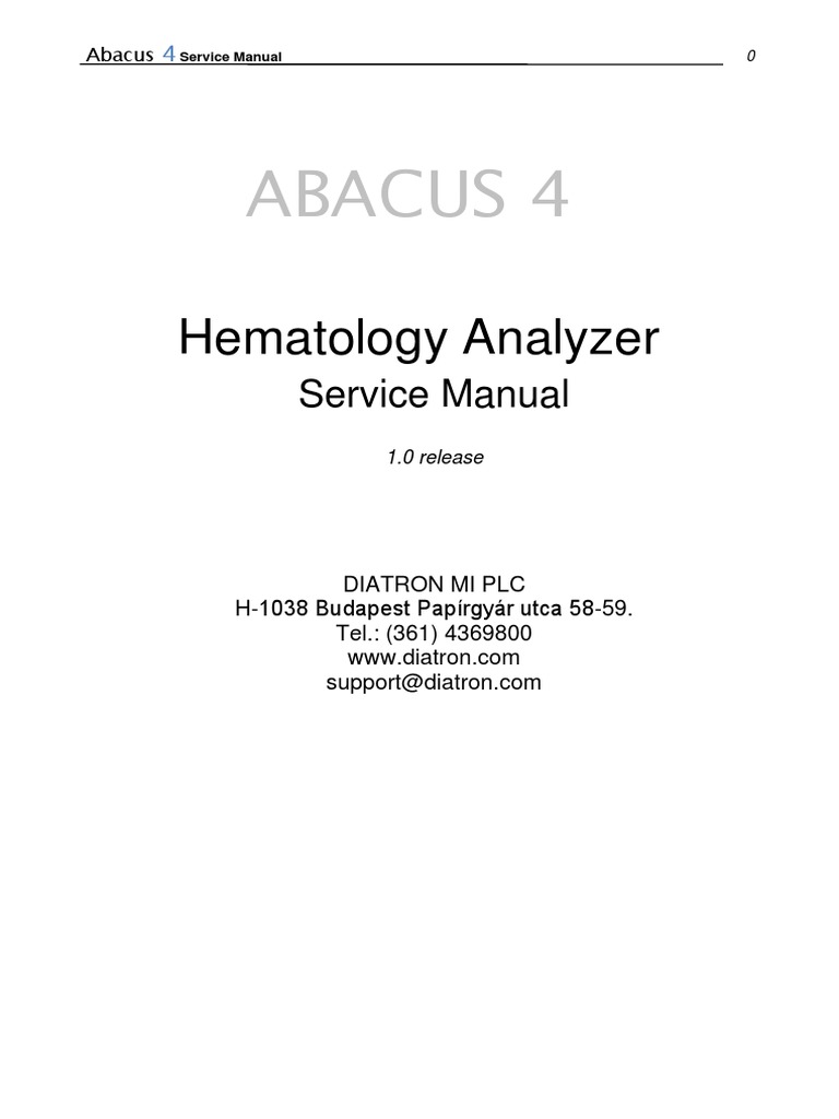 Abacus 4-Service Manual | PDF | Amplifier | Electric Motor