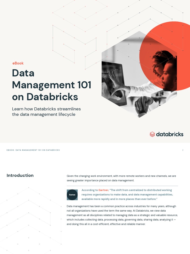 Learn How Databricks Streamlines The Data Management Lifecycle | PDF ...