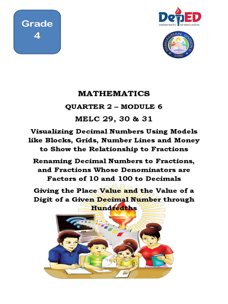 Math 4 Q2 Module 6 | PDF | Numbers | Decimal