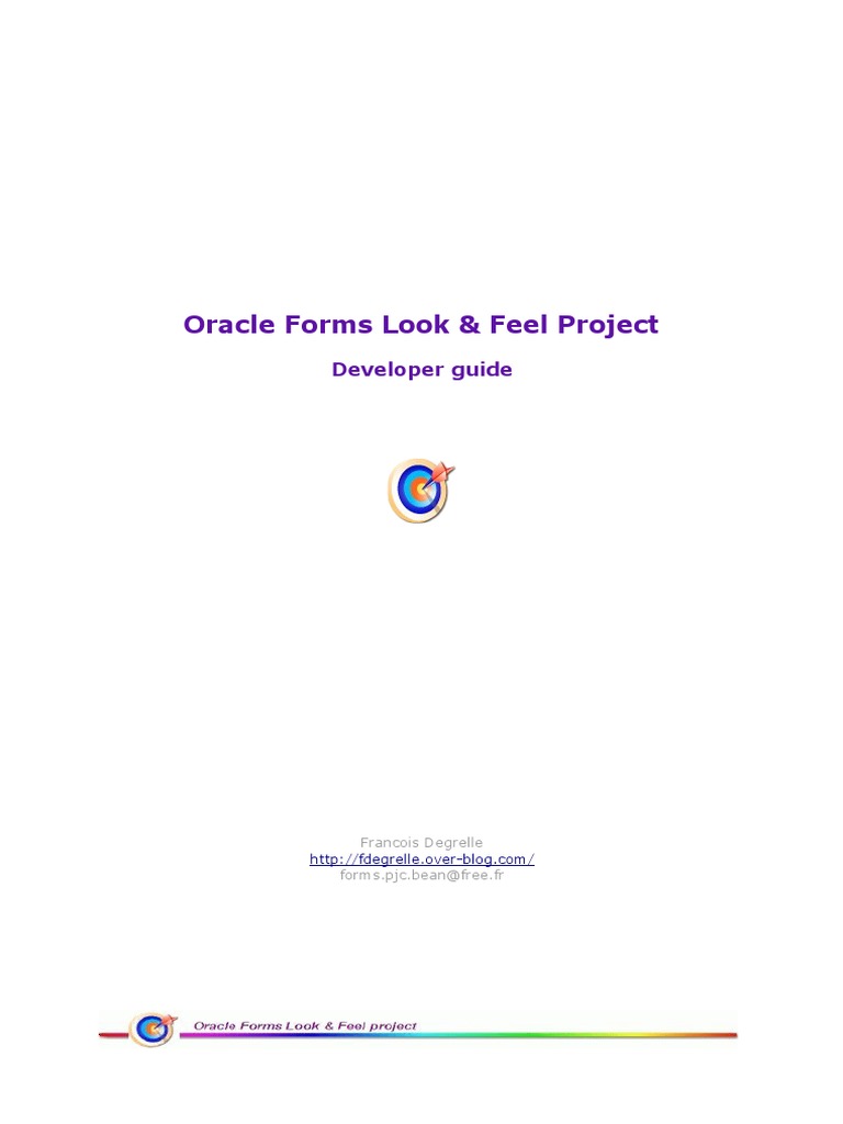 Oracle Forms Look & Feel Project: Developer Guide | PDF | Java ...