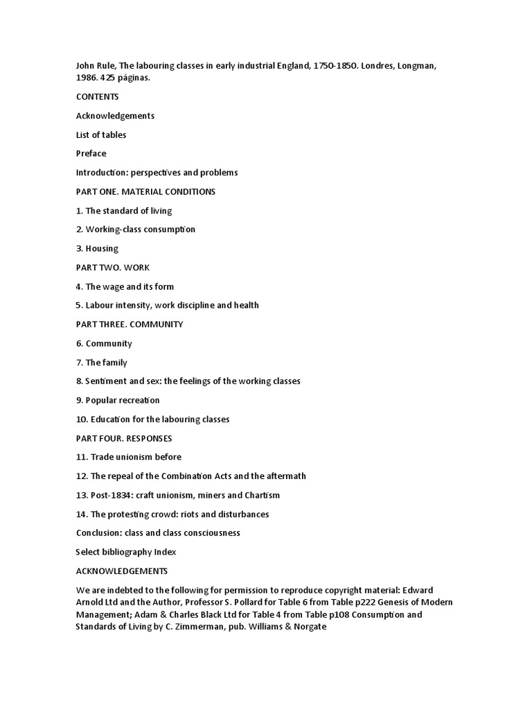 John Rule | PDF | Weaving | Industrial Revolution