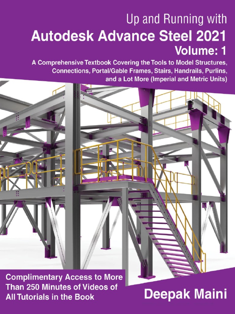 Up and Running With Autodesk Advance Steel 2021 Volume 1 English | PDF