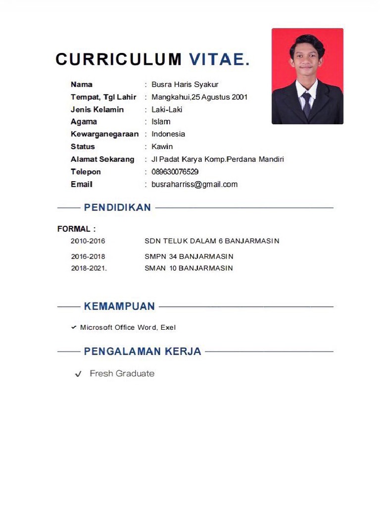 CV Haris | PDF
