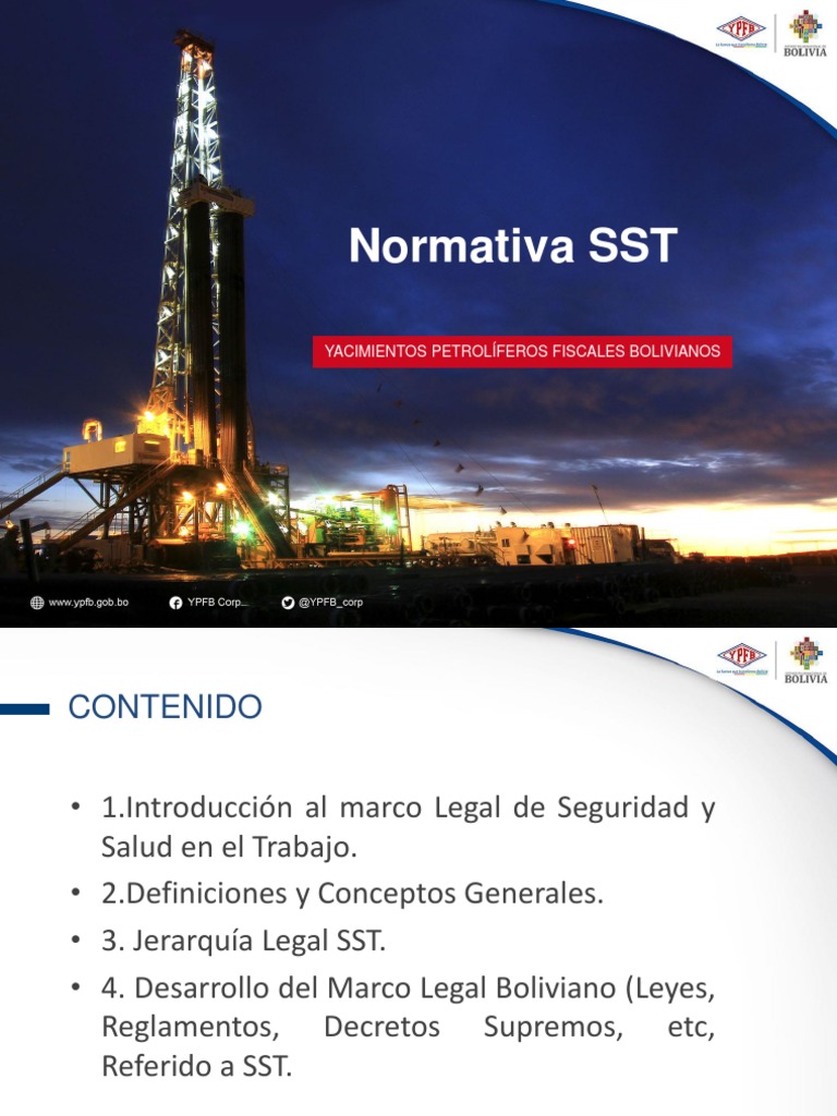 NORMATIVA SST - YPFB - 2021 Rev1 | PDF | Seguridad y salud ocupacional | Seguro