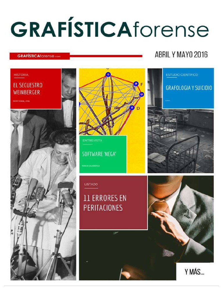 Grafistica Forense | PDF | Suicidio | Diagnostico medico