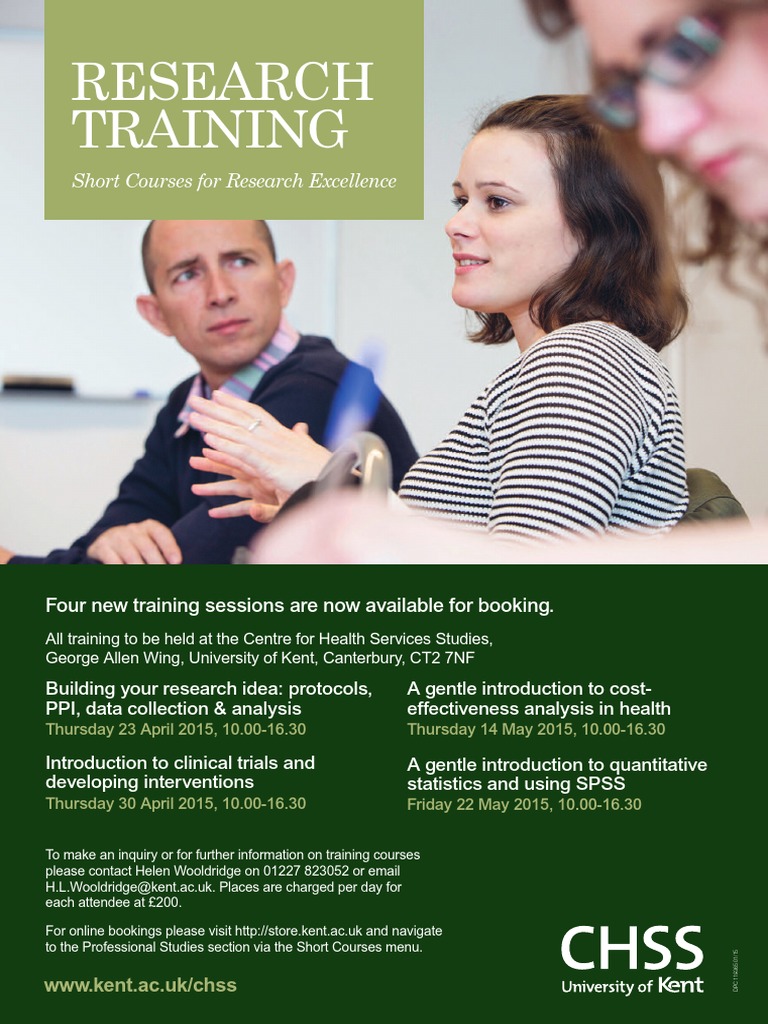 CHSS Short Courses Poster | PDF