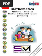 Math10 Q1 - Module 5 Geometric Sequences | PDF | Ratio | Interest