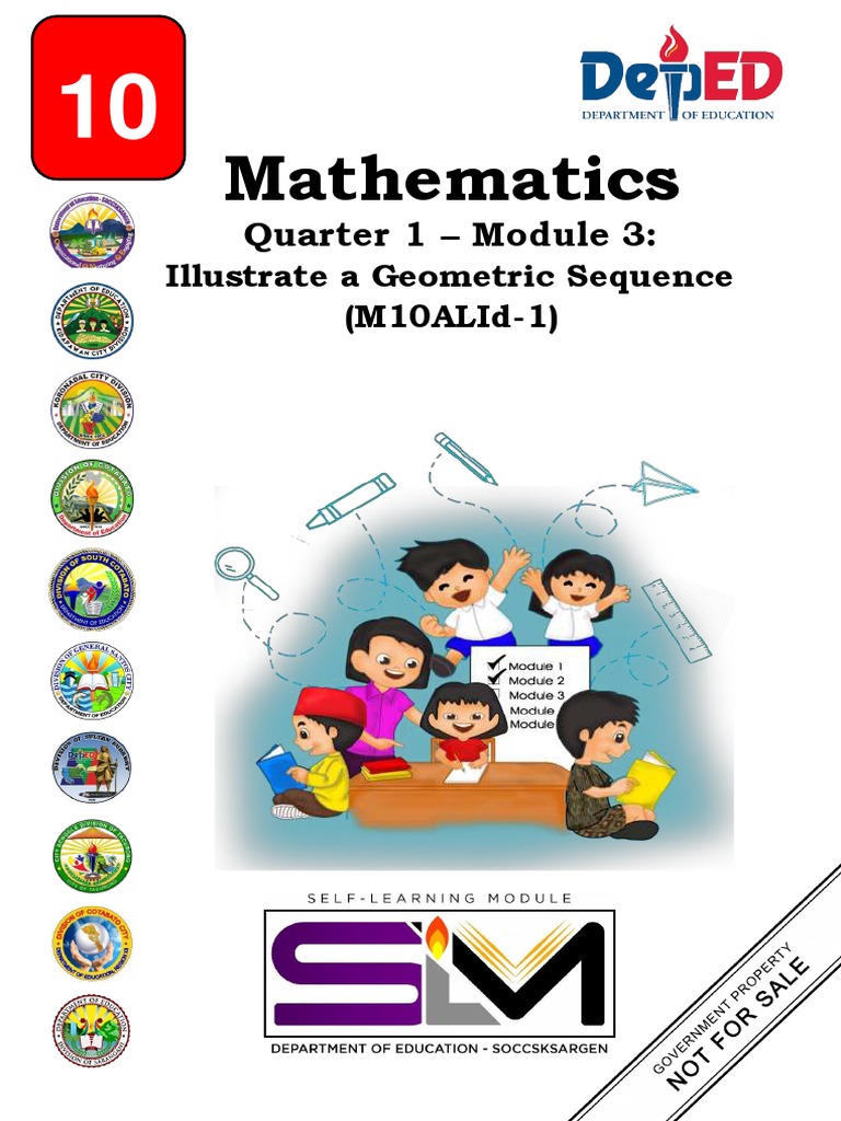 Math10 q1 Mod3of8 Illustrate-A-geometric-sequence v2 | PDF | Exponentiation | Arithmetic
