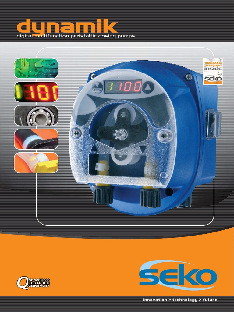 SEKO Peristaltic Pumps (Dynamic Series) | PDF | Dishwasher | Pump