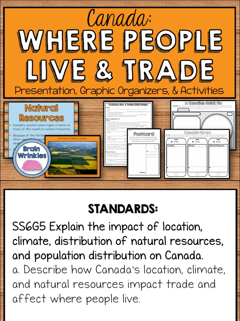 Presentation, Graphic Organizers, & Activities | PDF | Canada | Agriculture