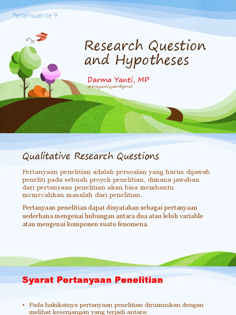 Pertemuan Ke 9 Metopel | PDF