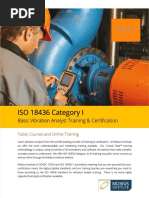 ISO 18436 Category II Vibration Analyst Training | PDF | Educational ...