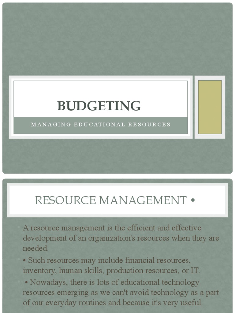 Effective School Budget Management | PDF | Budget | Governance