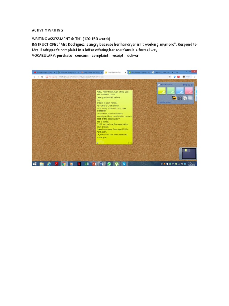 Activity Writing | PDF