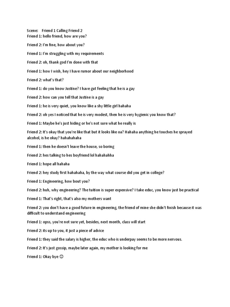 Script English | PDF