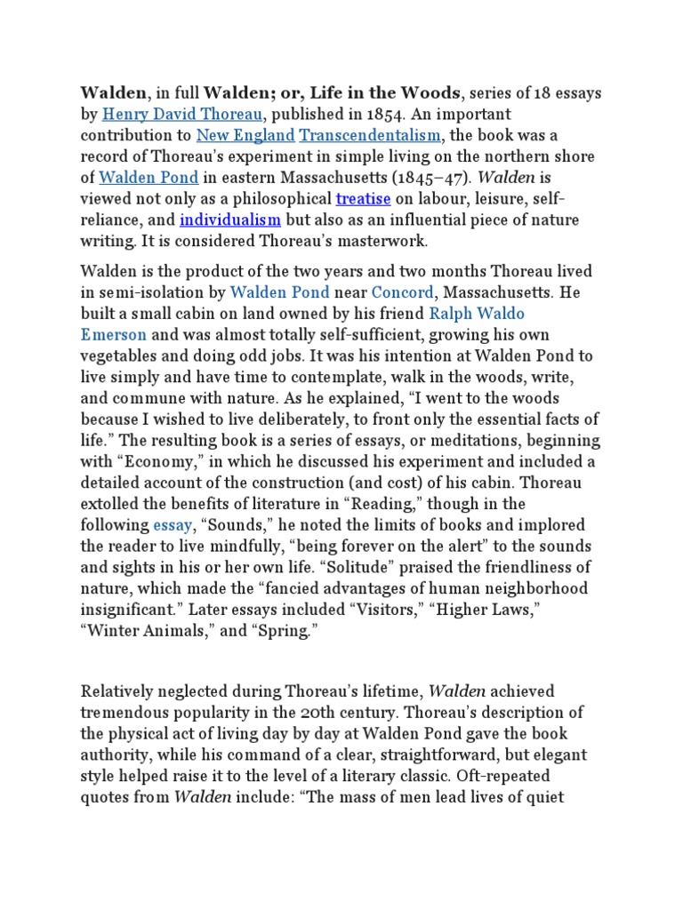 Walden | PDF