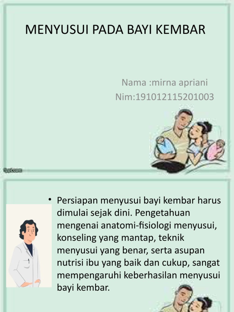 Menyusui Pada Bayi Kembar | PDF | Pengembangan Diri | Gaya Hidup