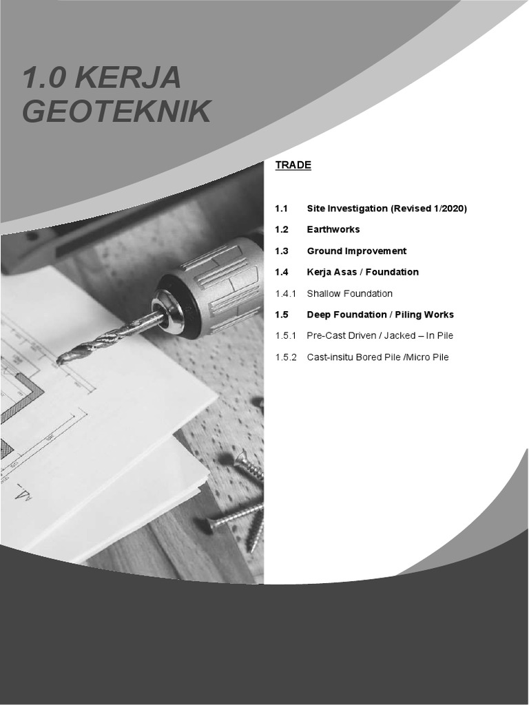 Geotechnical Inspection and Testing Guide | PDF | Deep Foundation ...