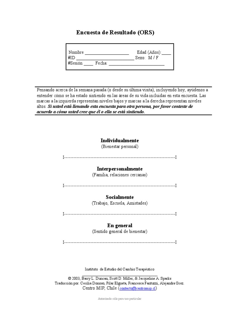 ORS y SRS | PDF