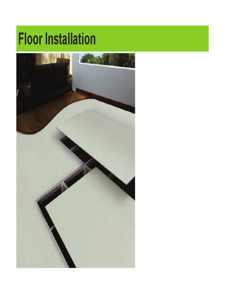 Shera Floor Board Installation | PDF