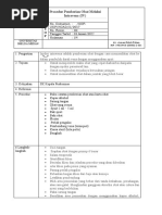 SOP Injeksi IV, IM, IC, SC | PDF | Kesehatan Holistik