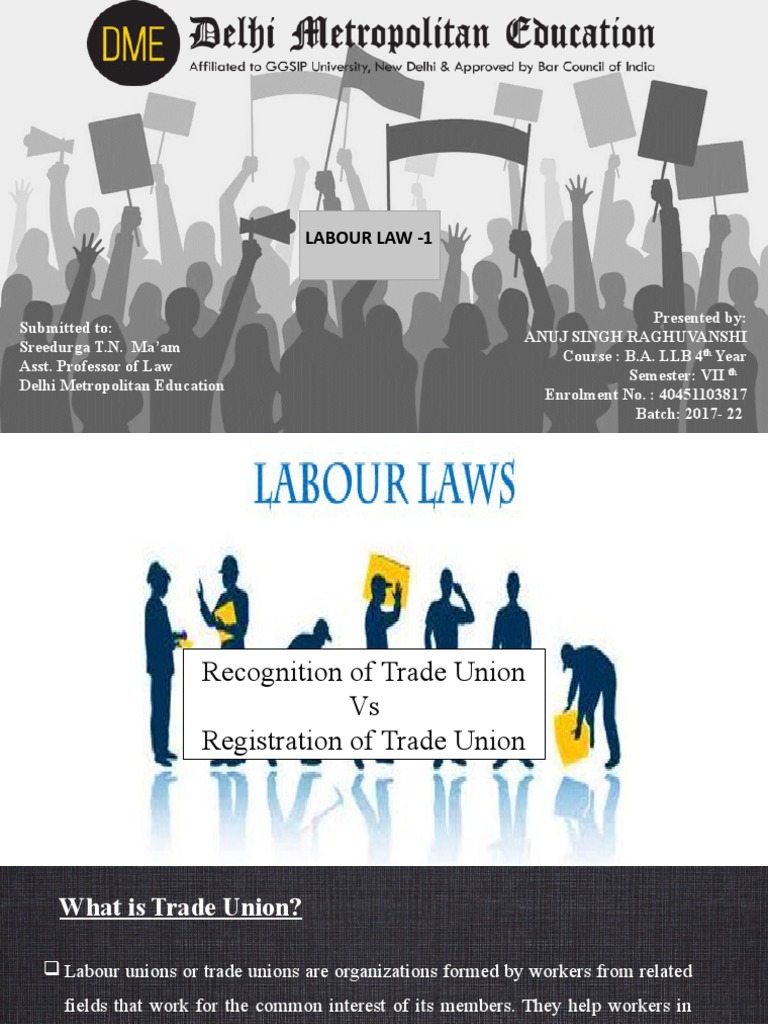 Labour Law | PDF | Labour Law | Trade Union