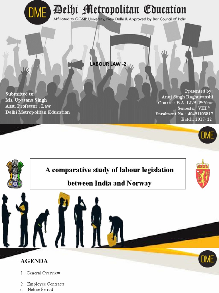A Comparative Analysis of Labour Laws in India and Norway: Key ...