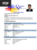 Shakil Cv. (2) - 1 | PDF