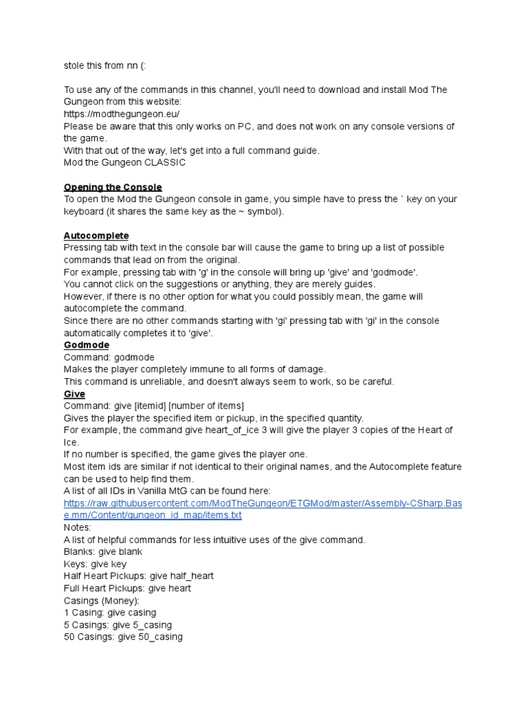 MTG Console Guide (By Nevernamed) | PDF | Command Line Interface