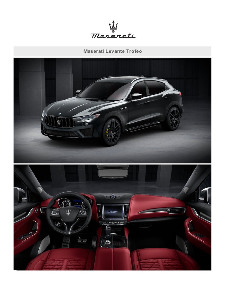 A Detailed Look Inside a Fully-Loaded 2021 Maserati Levante Trofeo ...