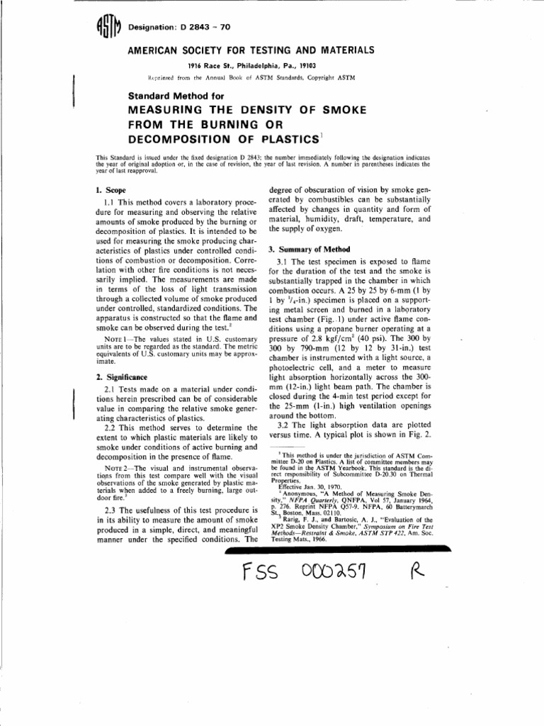 Astm D2843 | PDF