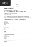 Class 10 Real Numbers PYQs 2024 | PDF | Numbers | Rational Number