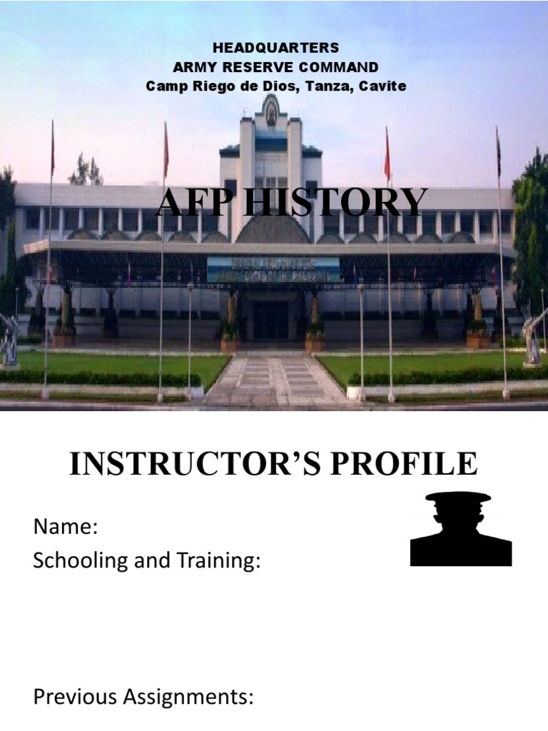 Afp History | PDF | Military | Philippines