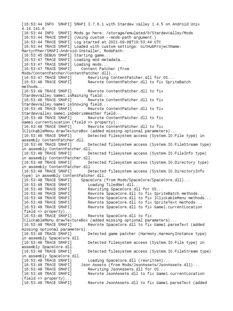 SMAPI Latest | PDF | File System | Command Line Interface