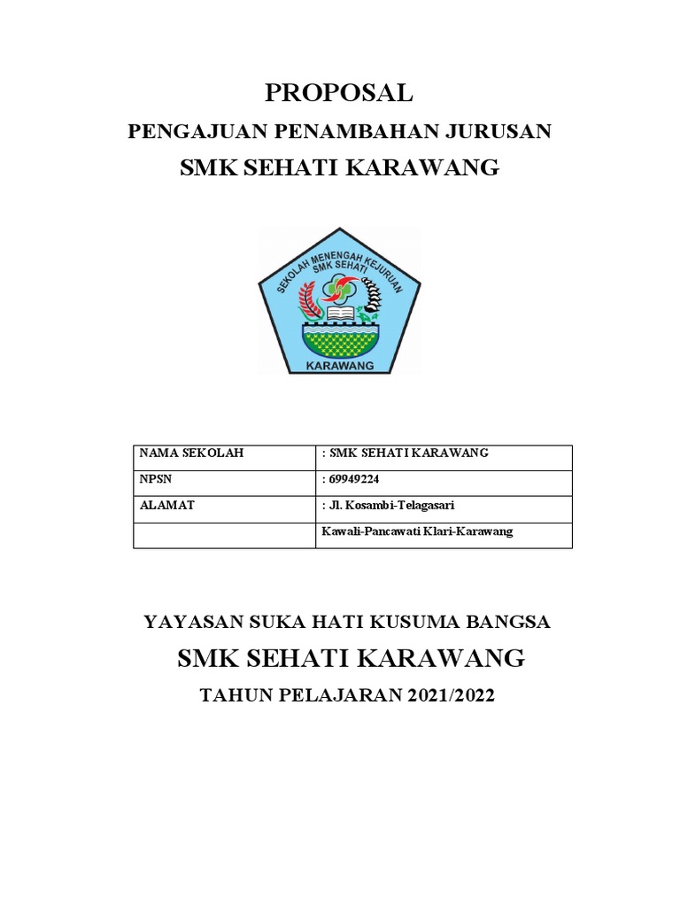 Proposal Pengajuan TKR Dan Logistik 3 | PDF | Bisnis