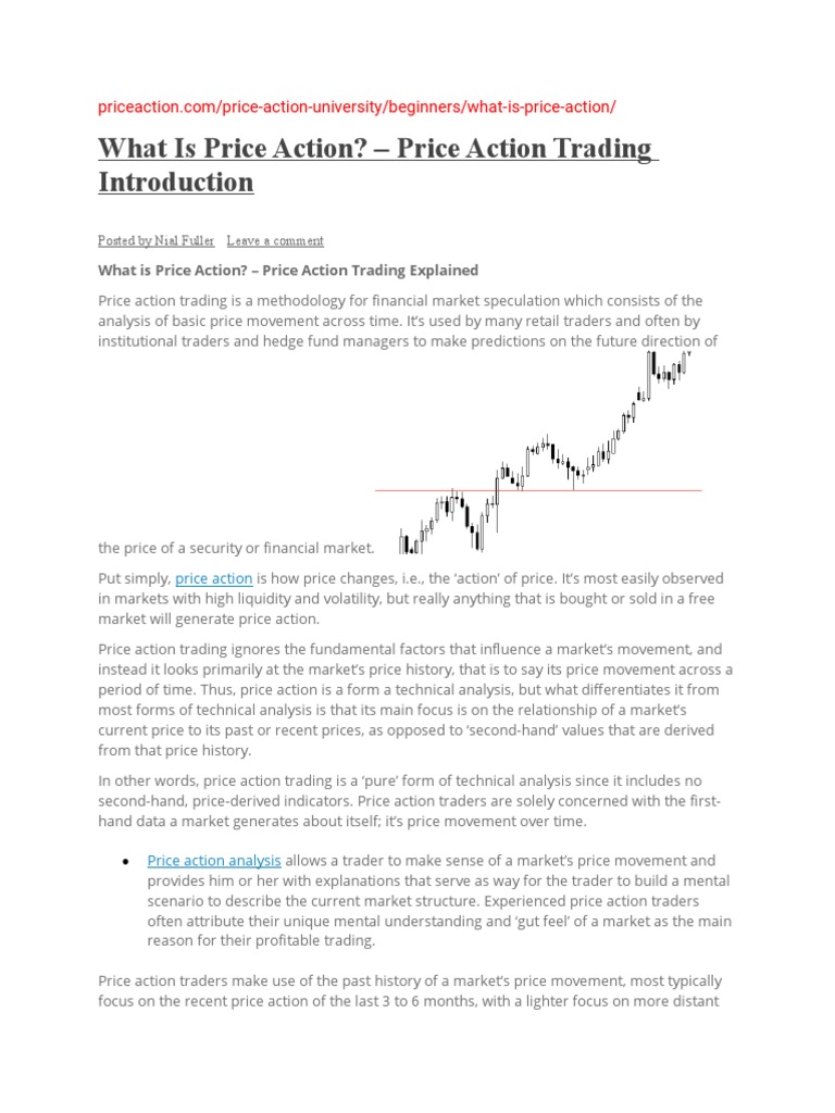 What Is Price Action? - Price Action Trading Explained | Download Free ...