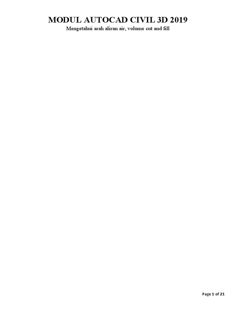 Modul Autocad 3D 2019 | PDF | Komputer