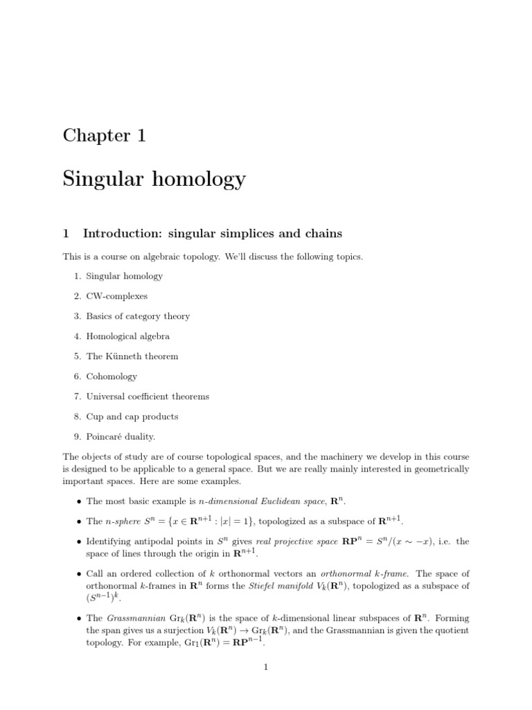 MIT Algebraic Topology | PDF | Category Theory | Mathematical Relations