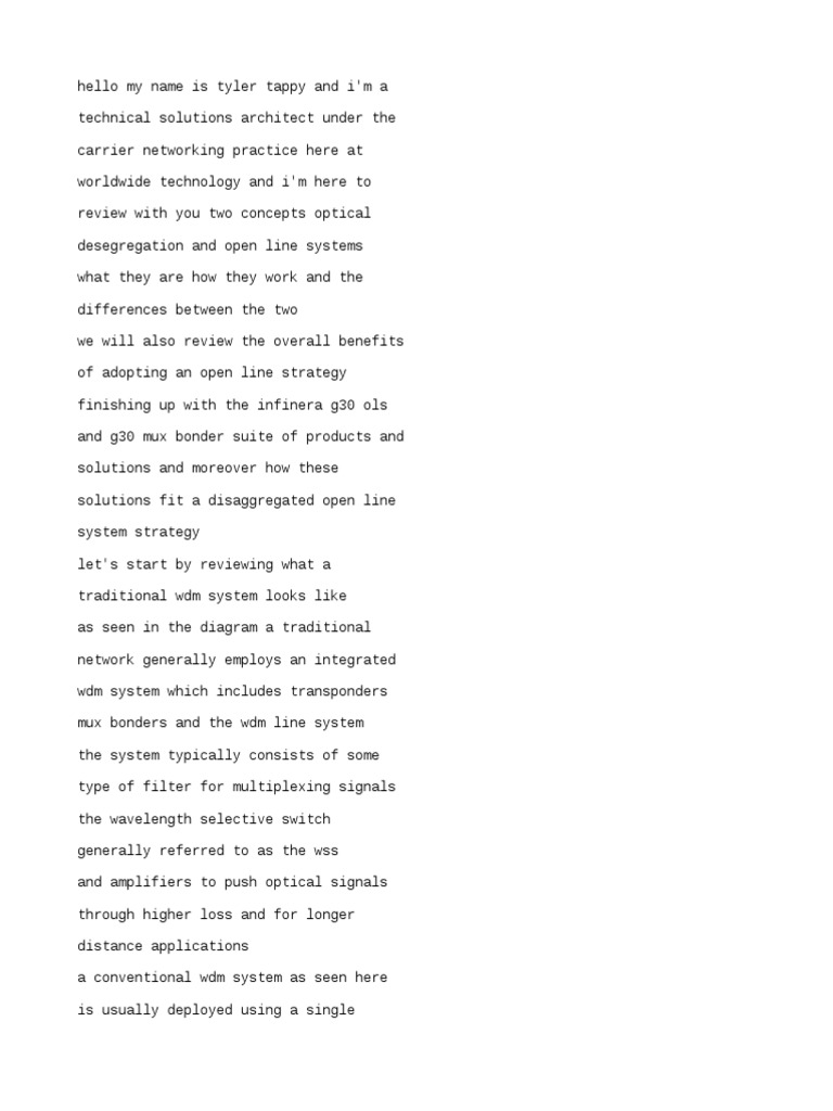 (English (Auto-Generated) ) Introduction To Infinera G30 Optical Line ...