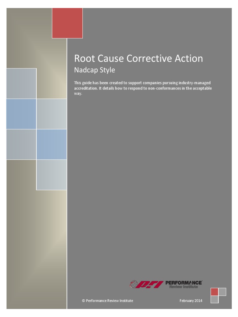 Root Cause Corrective Action: Nadcap Style | PDF | Business