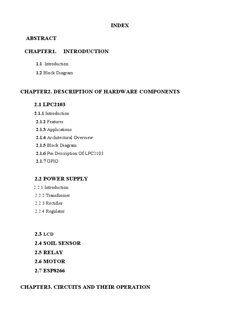 Iot Based Irrigation System | PDF | Embedded System | Arm Architecture