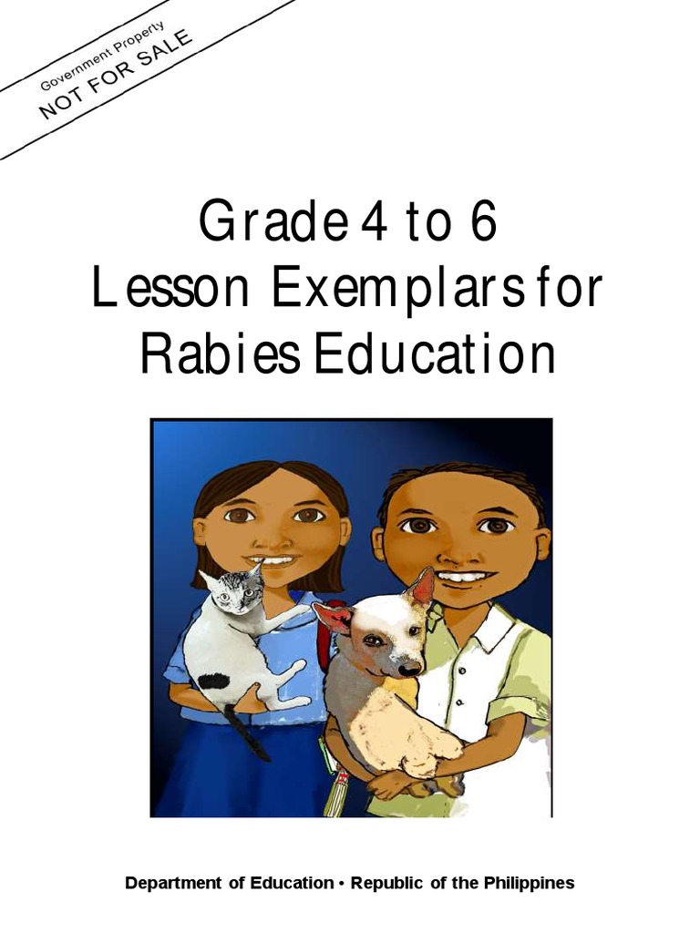 Grade 4 To 6 Lesson Exemplars For Rabies Education: Department of ...