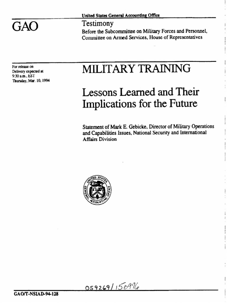 Military Training | PDF | United States Army | Brigade